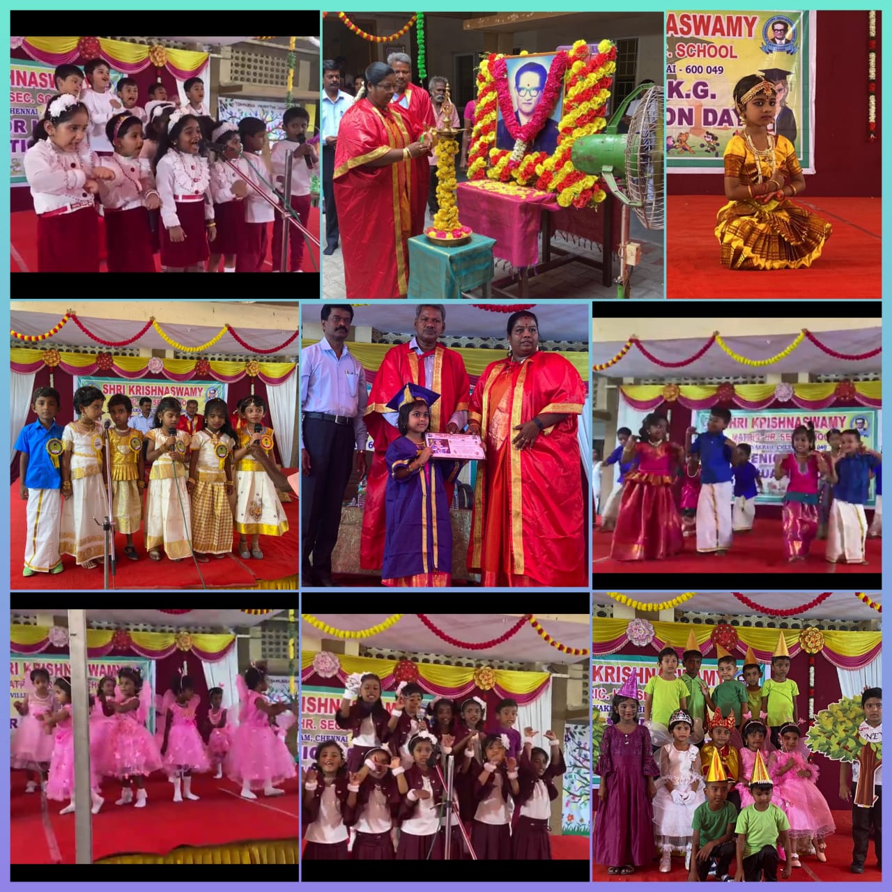KG Graduation Day - Shri Krishnaswamy School | Villivakkam